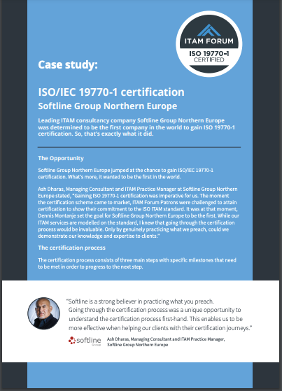 ISO/IEC 19770-1 Certification Scheme - ITAM Forum